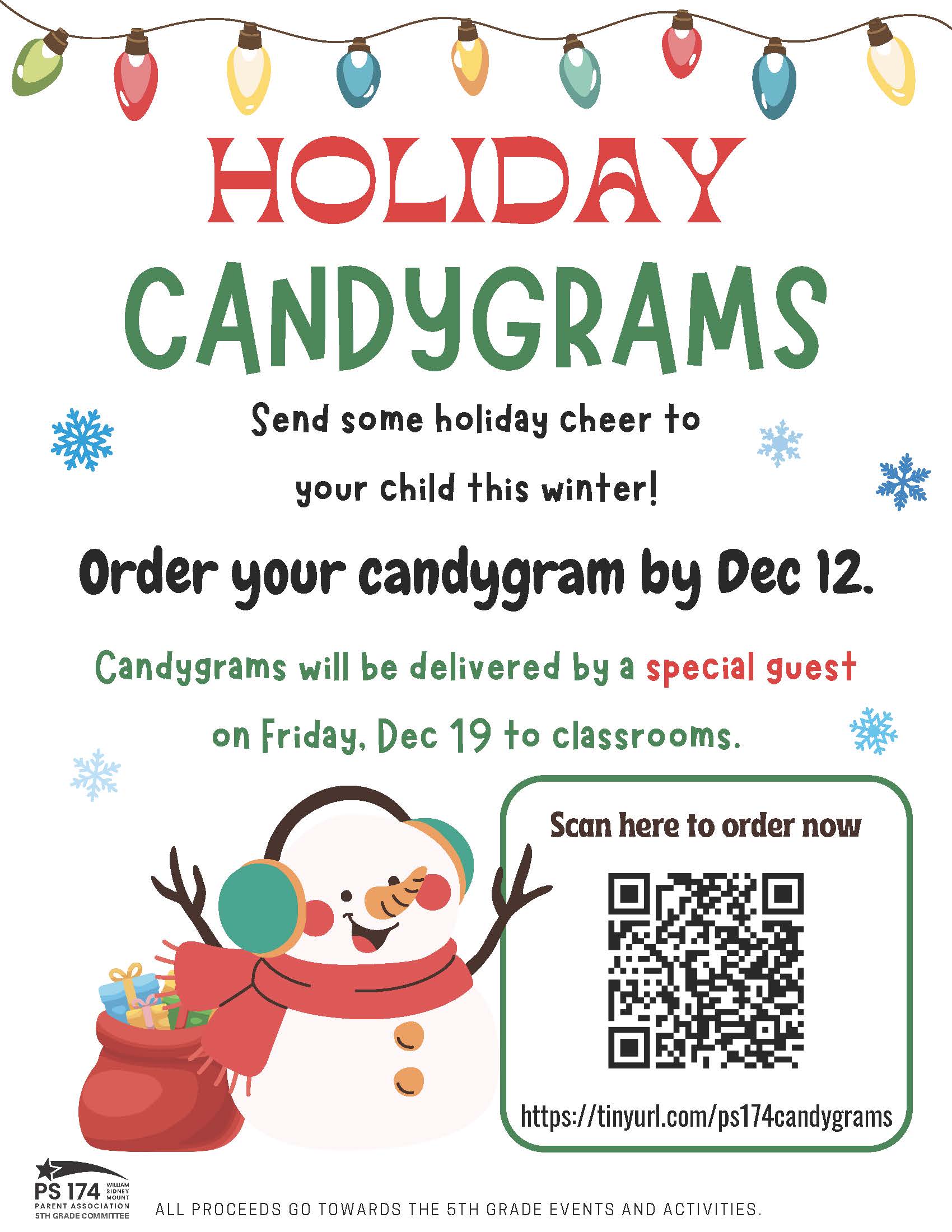 HOLIDAY CANDYGRAMS — order by 12/12/2025 – P.S. 174 William Sidney ...